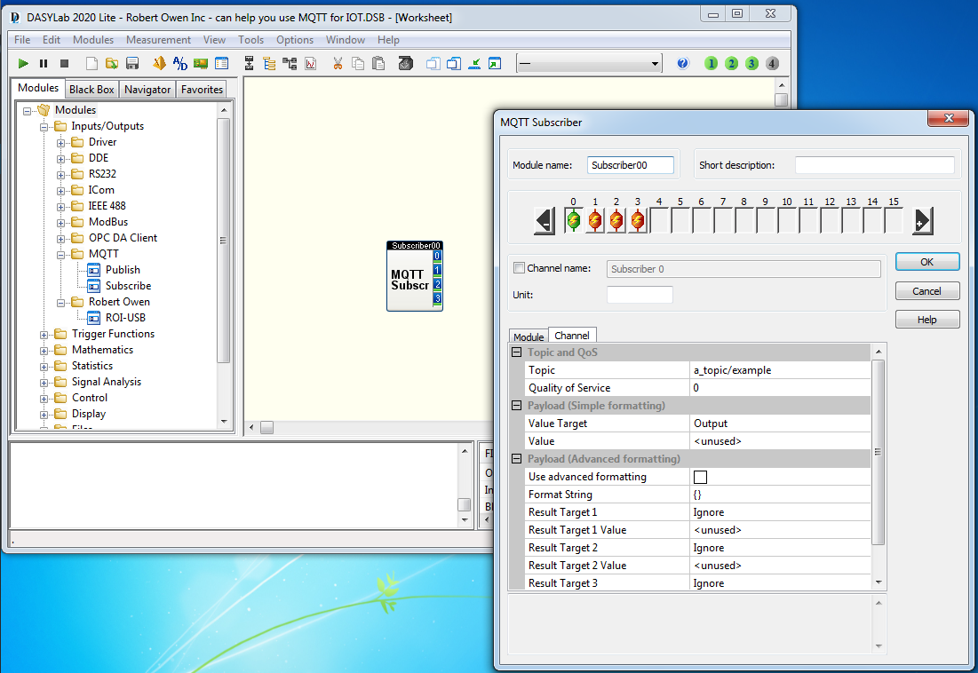 Start With Mqtt In Dasylab Sensor Monitoring Solutions Sensor Measurement Solutions Robert